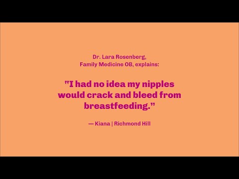“I had no idea my nipples would crack and bleed from breastfeeding.”