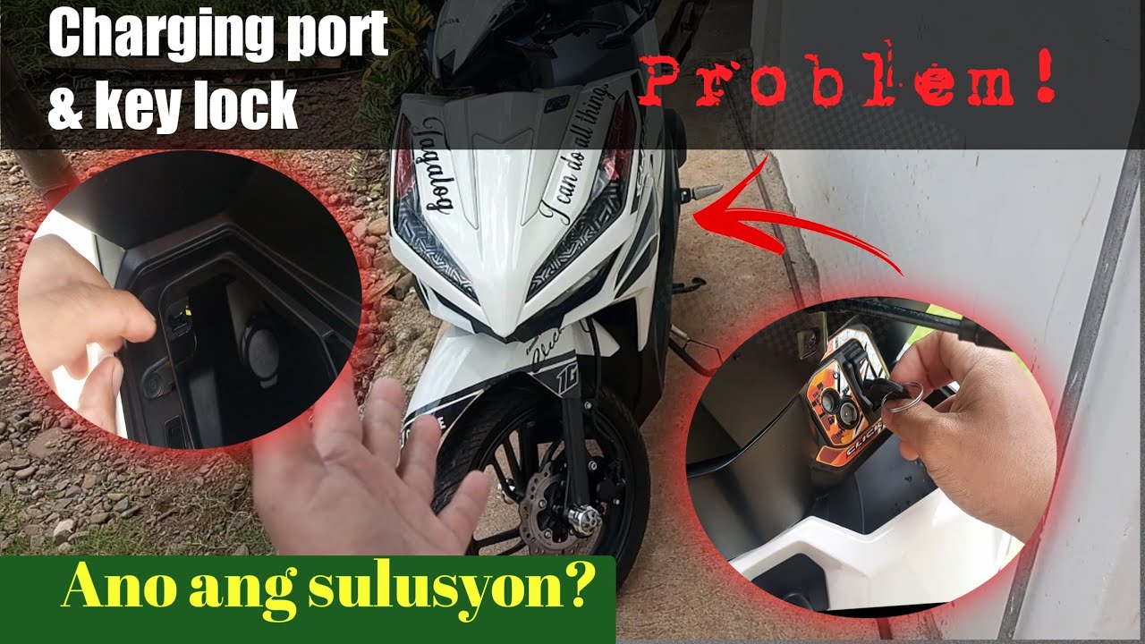 Click 125i v3 charging port cover at susian problem #click125 # ...
