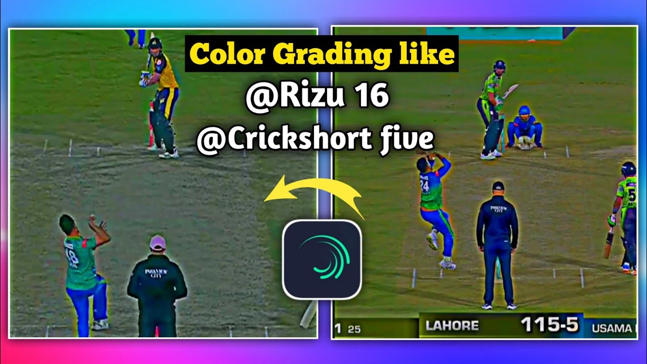 Color Grading like @rizu.16 | Cricket Video Editing 🥰😘 - YouTube