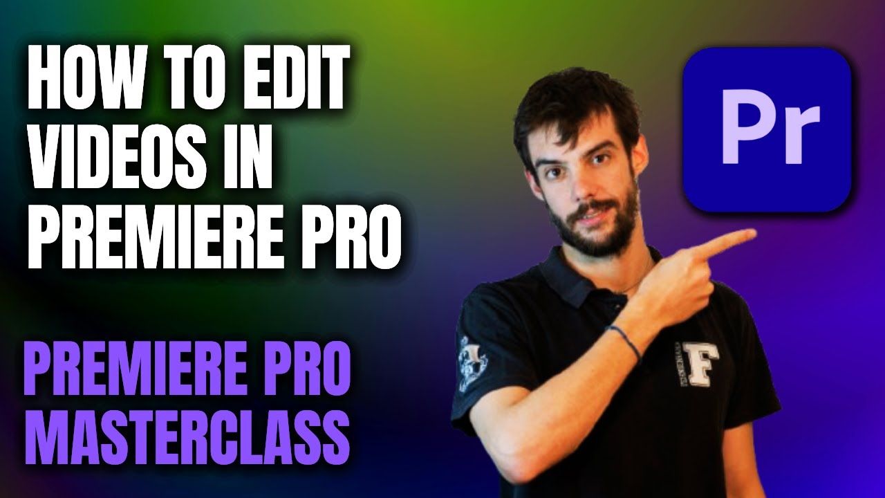 How To Edit In Premiere Pro For Beginners | Lesson 1 - YouTube