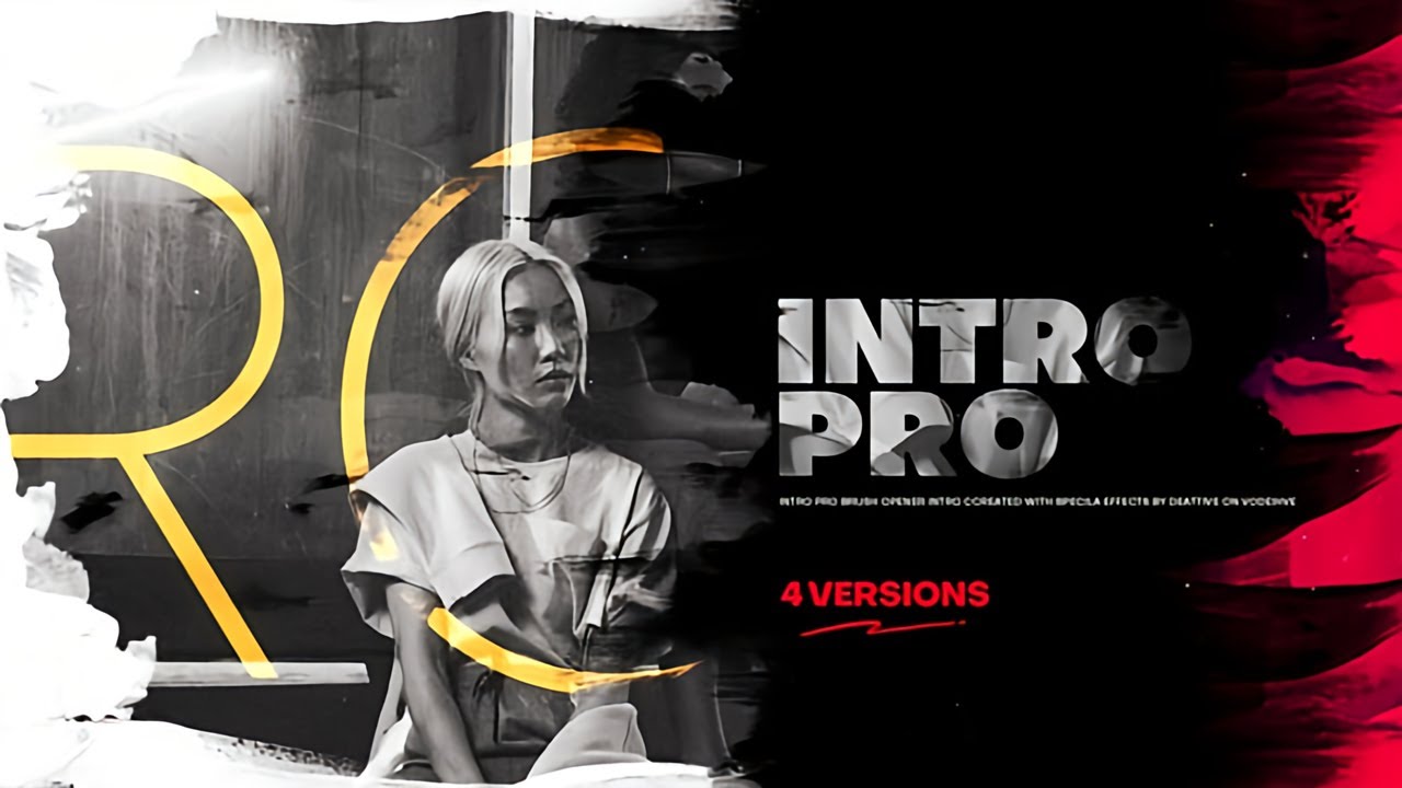 Creative Brush Style Intro Video - After Effects Template - YouTube