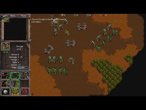 Warcraft 2 Remastered: Orcs Mission 6: The Badlands [No Commentary]