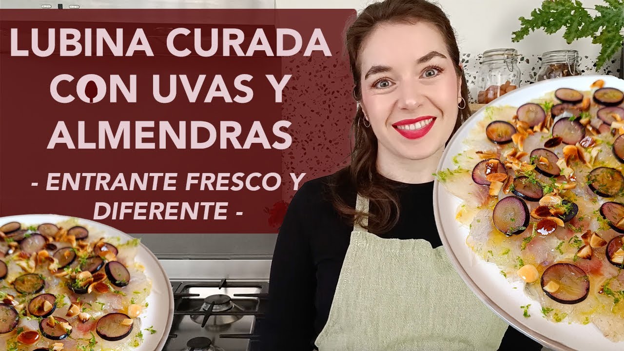 Lubina curada con uvas y almendras | rootsandcook - YouTube
