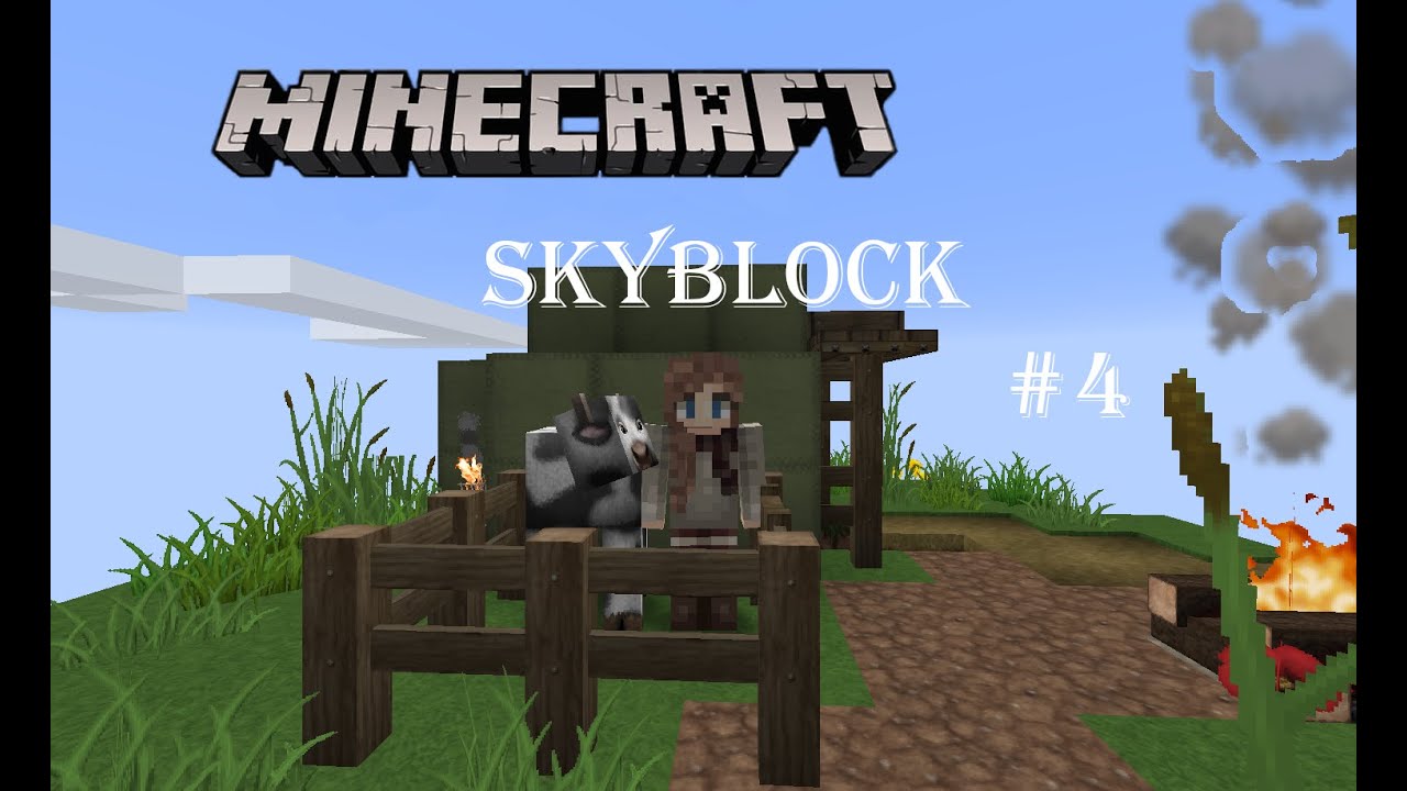 Nette Unterhaltungen & blödes Wasser [Minecraft-Skyblock #4] - YouTube