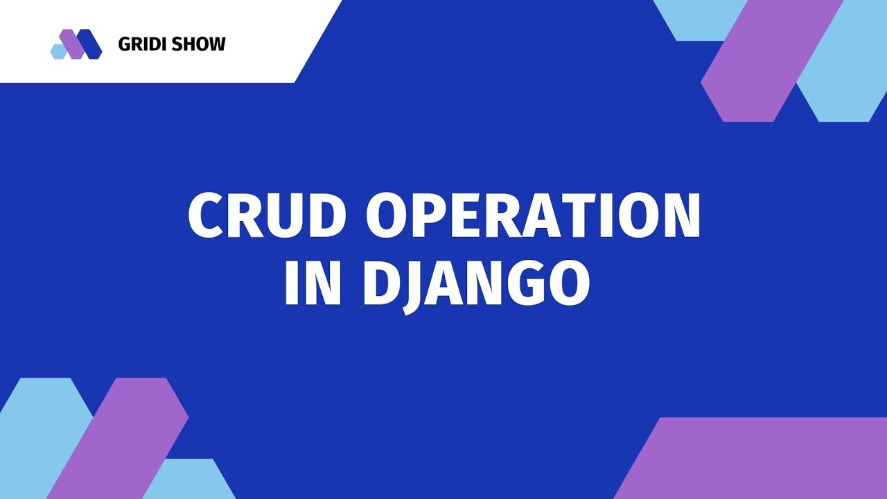 Django Crud Operation Youtube