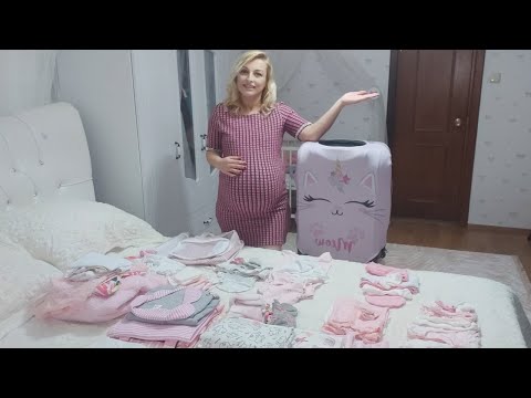 DOĞUM ÇANTASINDA NELER OLMALIDIR HASTANE ÇANTASI HAZIRLADIM  DOĞUMA HAZIRLIK