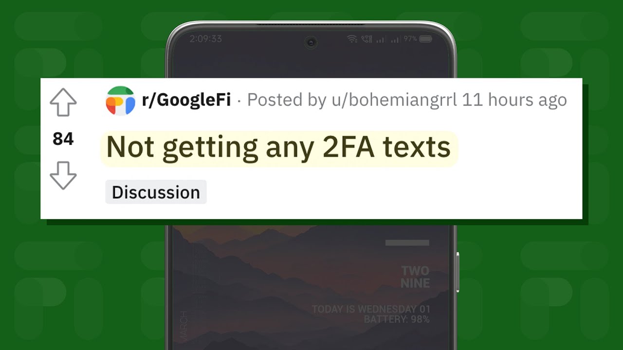 Some Google Fi users not receiving SMS-based 2FA codes, issue ...
