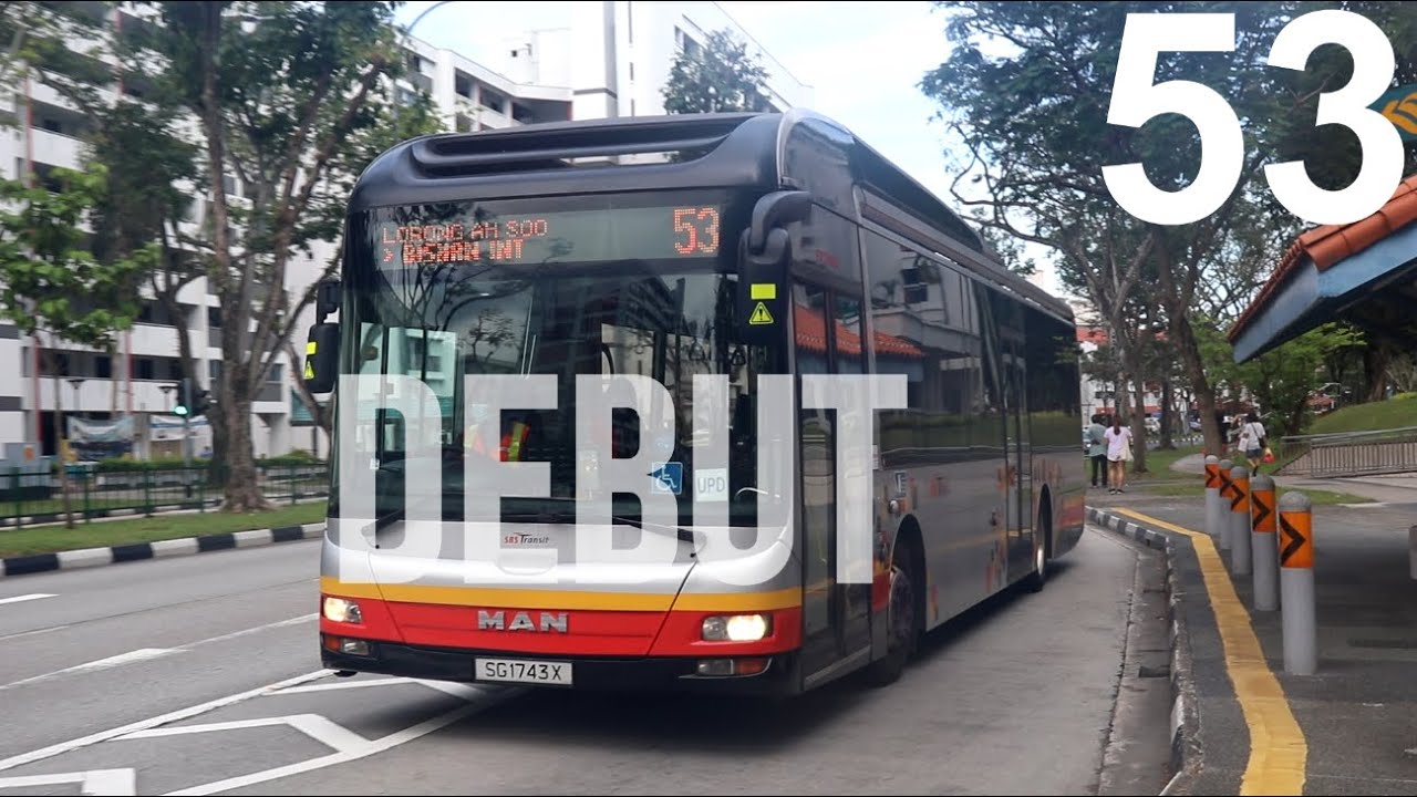 Debut | MAN NL323F A22 Euro 5 - SG1743X on Service 53 - YouTube