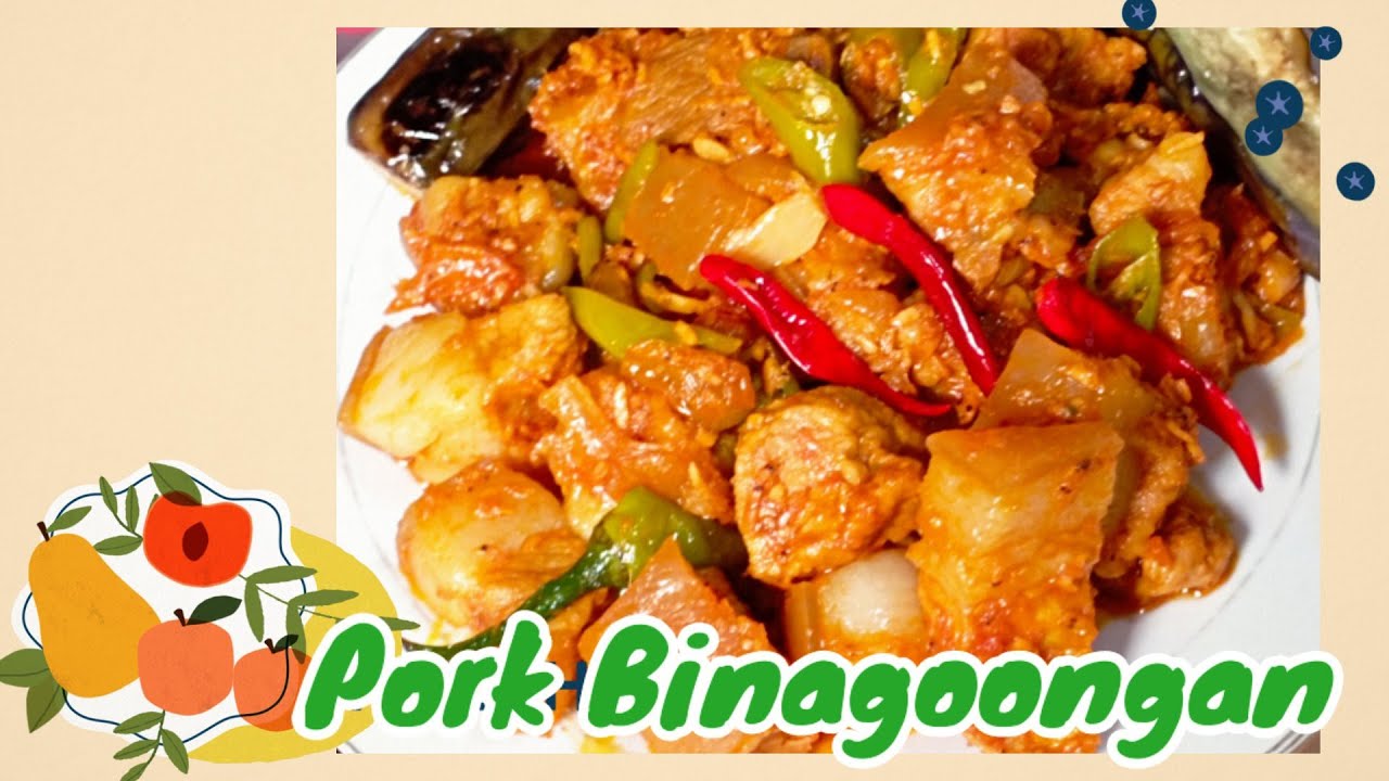 RECIPE PORK BINAGOONGAN WITH EGGPLANT - YouTube
