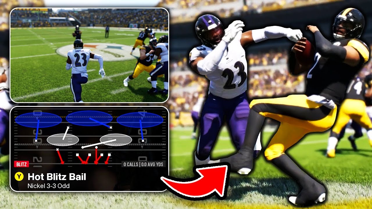 NEW Blitz Gets INSANE Pressure Post-Patch in Madden 25! - YouTube