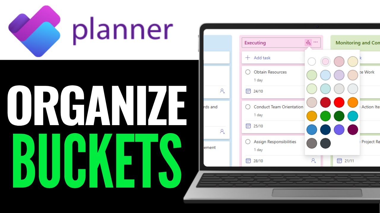 How to Organize Microsoft Planner Buckets 2025 (EASY GUIDE) - YouTube