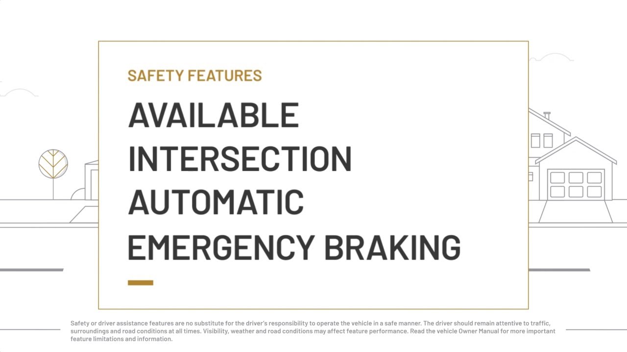 How to Use Intersection Automatic Emergency Braking | Chevrolet - YouTube