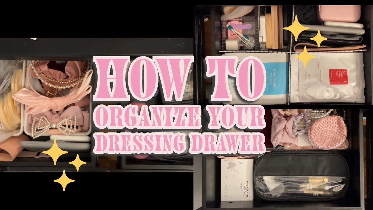 HOW TO ORGANIZE YOUR DRESSING DRAWER | 化妝檯如何收納 - YouTube