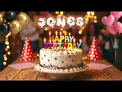Happy Birthday Jones  Personalized Cake Cutting Song