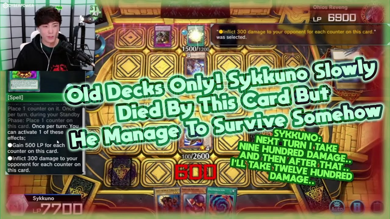 OLD DECKS ONLY! SYKKUNO SLOWLY DIED BY THIS CARD BUT HE MANAGE TO ...