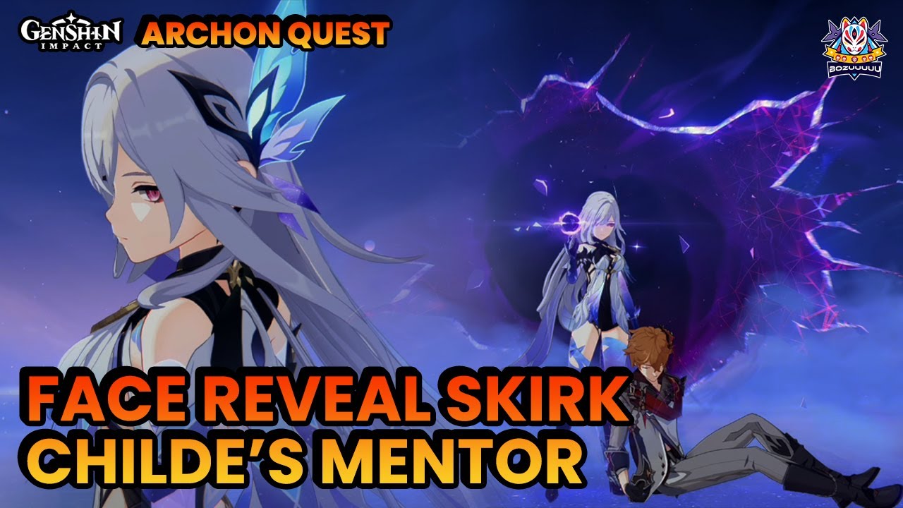 Face Reveal Skirk Childe's Mentor | 【Genshin Impact 】 - YouTube
