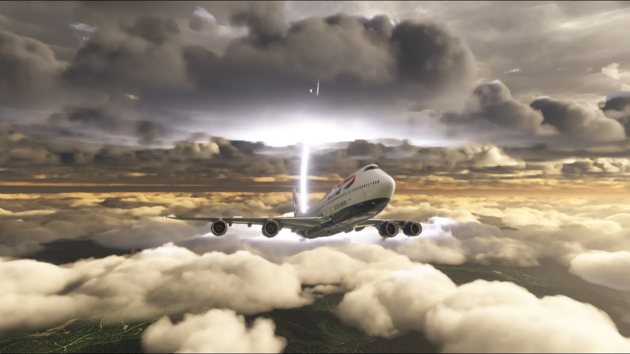 4K ULTRA Settings- Full Flight-London to Dublin - British Airlines-747 ...