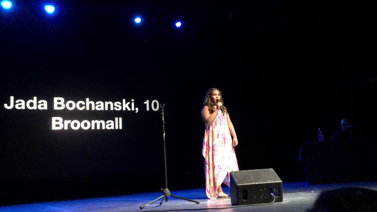 Jada singing "On My Own" (summer 2017) - YouTube