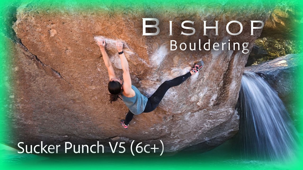 Sucker Punch V5 (6c+) Bouldering Bishop - YouTube