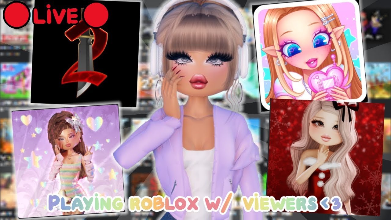🔴LIVE🔴 - PLAYING ROBLOX W/ VIEWERS DTI, IT GIRL, MM2 AND MORE! ROAD TO ...