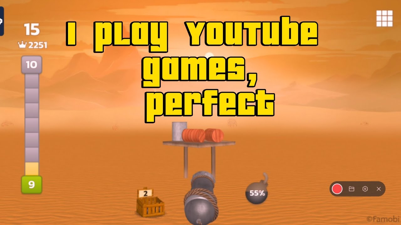 I play YouTube games, perfect - YouTube