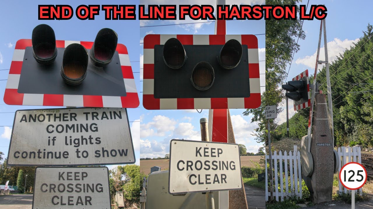 (BEFORE RENEWAL) Harston Level Crossing, Cambridgeshire (14/10/23 ...