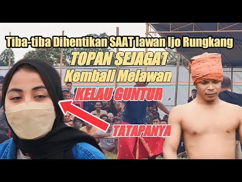 Dihentikan Saat Lawan Ijo Rungkang Topan Sejagat Kembali Lawan Kelau Guntur_Peresean Tembolak 2022