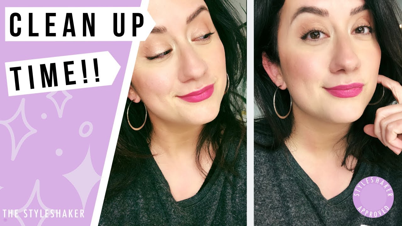 DECLUTTERING My CLEAN MAKEUP Collection | Spring Cleaning, Empties & Misses, Cleaner Beauty ...