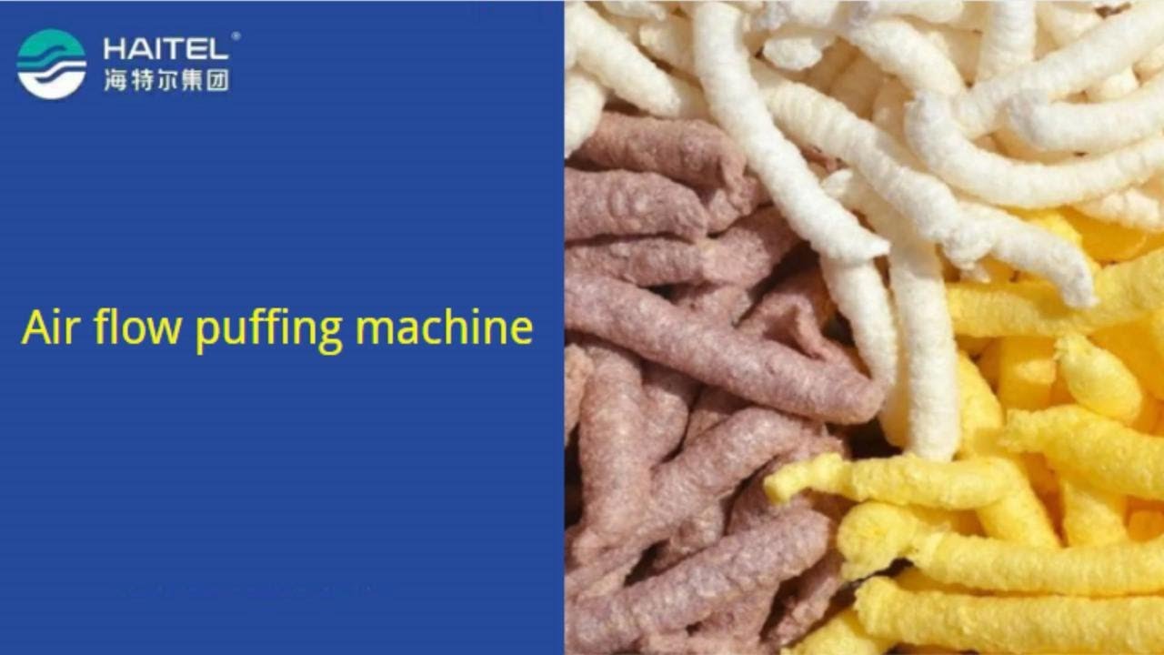 Automatic Air flow puffing machine - YouTube
