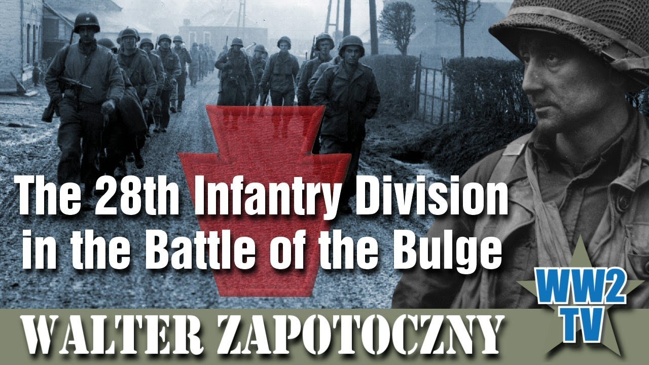 The 28th Infantry Division in the Battle of the Bulge - YouTube