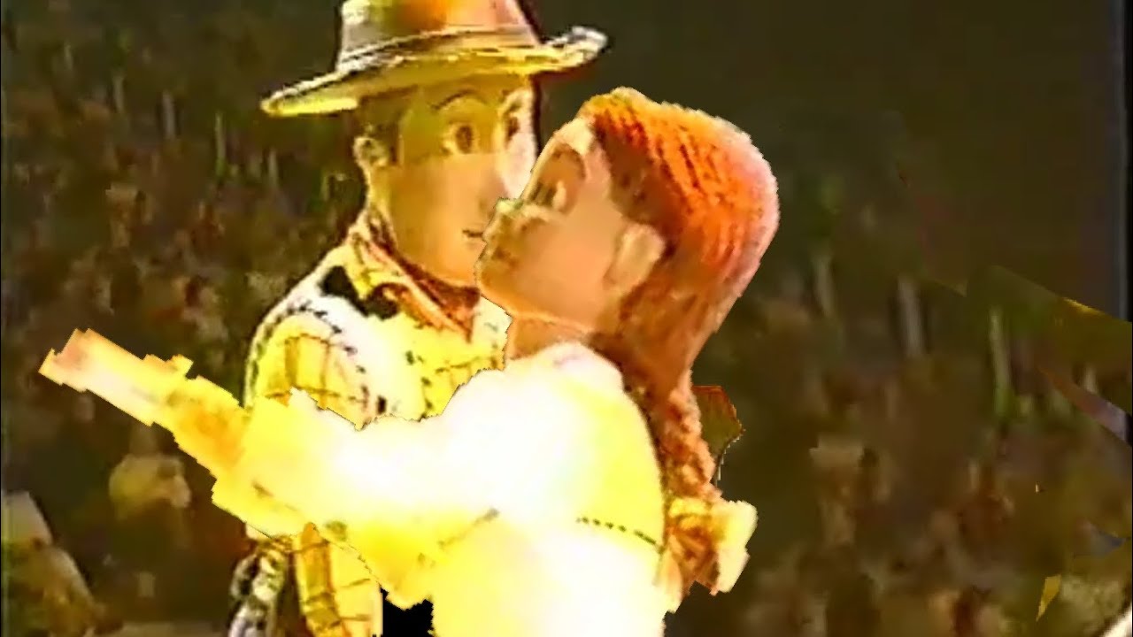 Toy Story Woody And Jessie Kissing