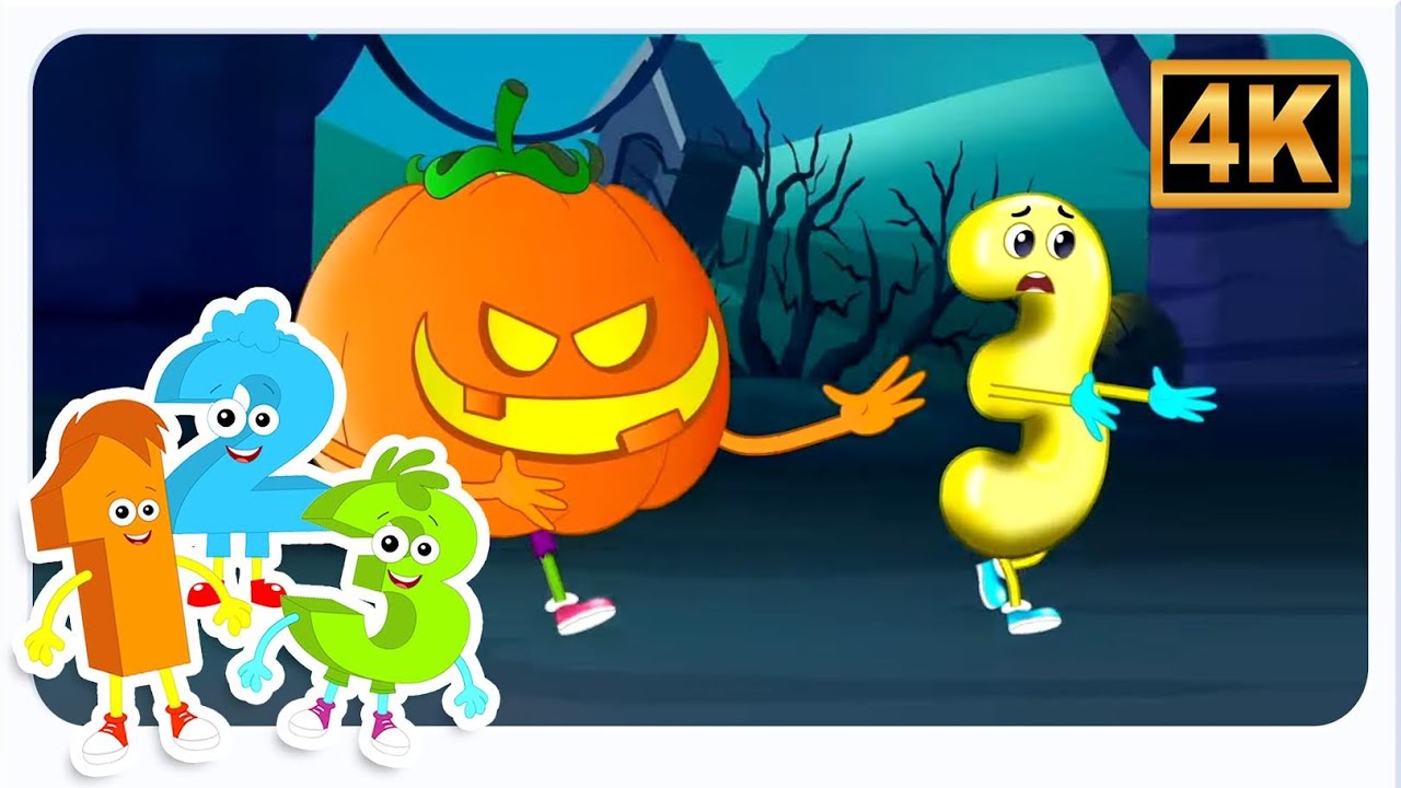 Scary Pumpkin & More Halloween Nursery Rhymes for Kids by Mr Number ...
