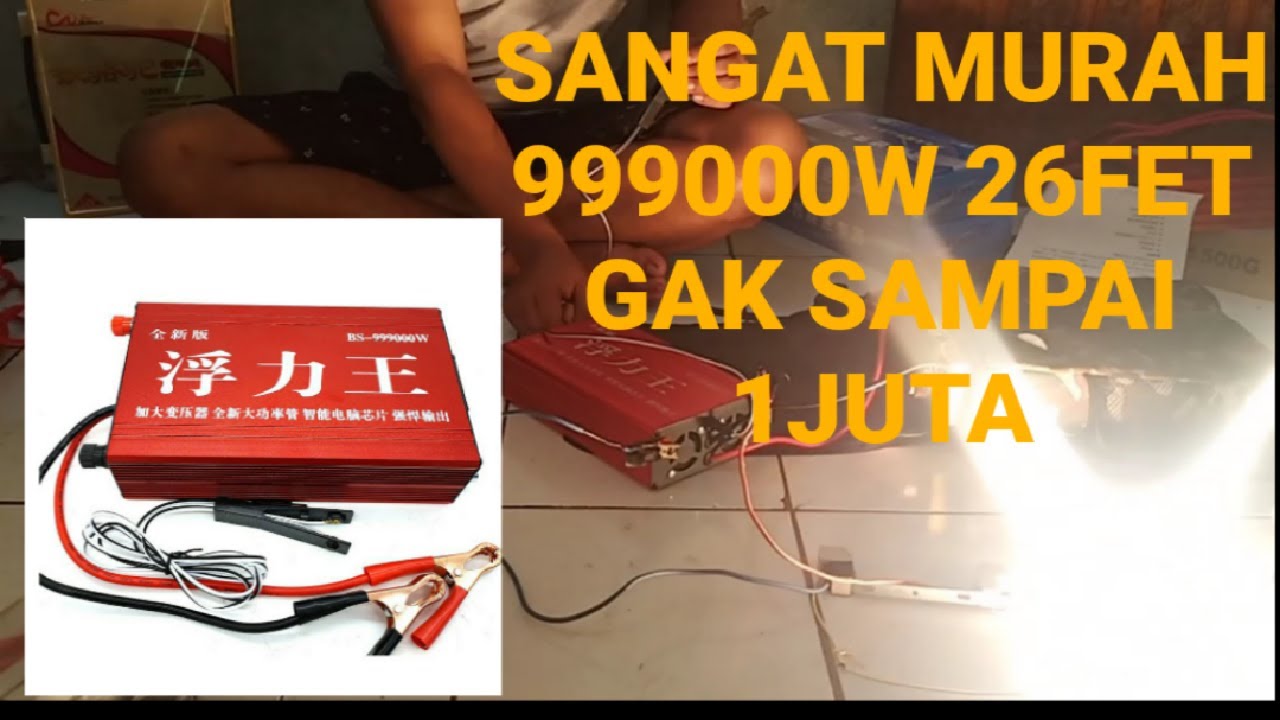 TES POWER MESIN BARU 999000W POWER DAHSYAT HARGA GAK SAMPAI 1JT - YouTube