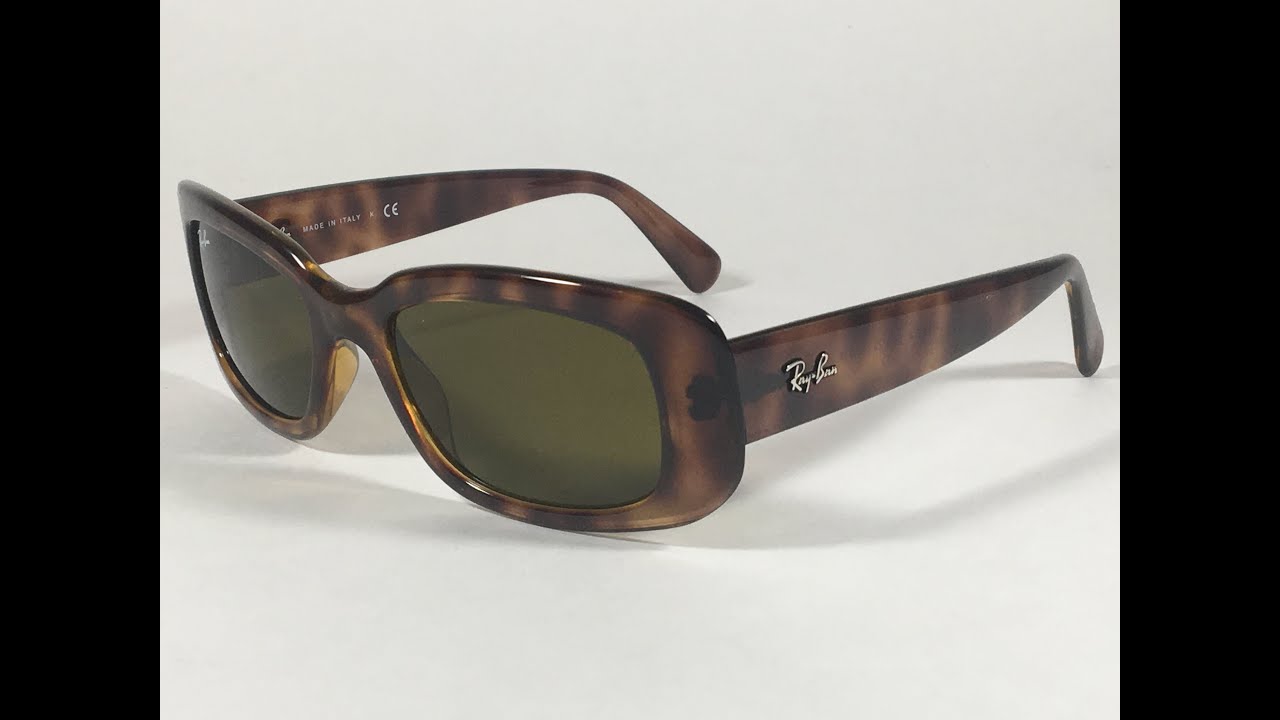 Ray-Ban Highstreet Sunglasses Flat Oval Brown Havana Frame Brown Lens ...