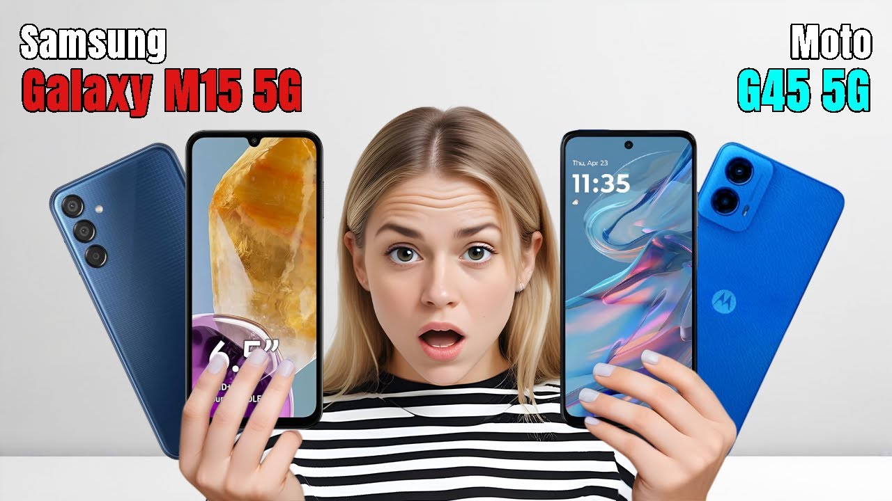 Samsung Galaxy M15 Vs Moto G45 || Full Comparison ? Which one is Best ...