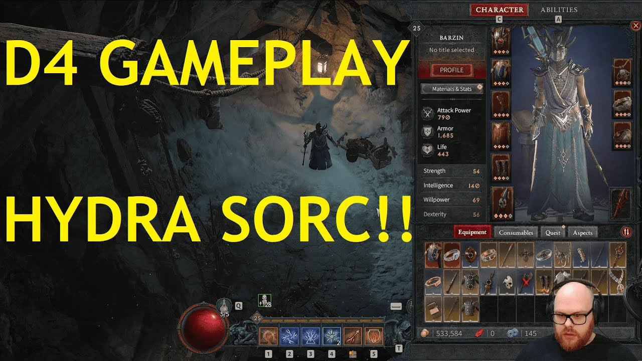 Diablo 4 Hydra Sorc Gameplay - YouTube