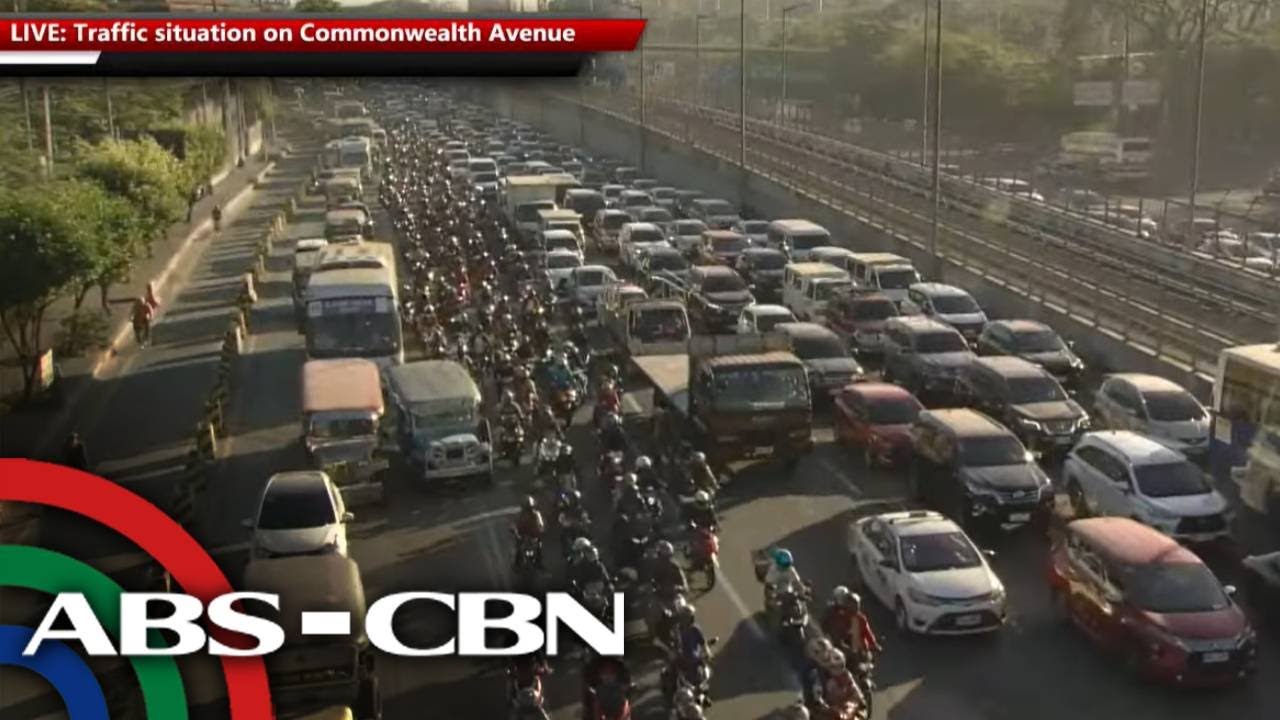 LIVE: Traffic situation on Commonwealth Avenue | ABS-CBN News - YouTube
