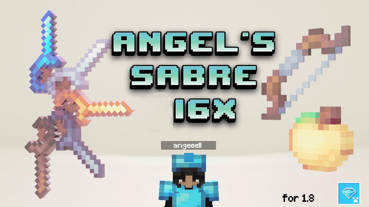 ANGEL'S SABRE 16x | PVP TEXTURE PACK | MINECRAFT - YouTube