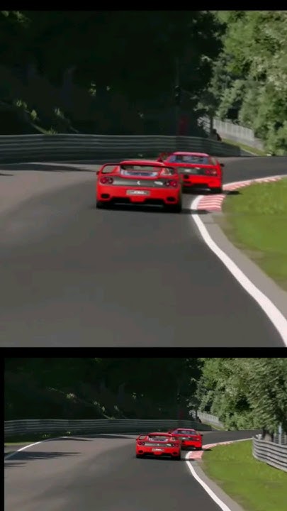 Ferrari F50 Chasing Ferrari F40 | Nurburgring Nordschleife GT7 Short - YouTube