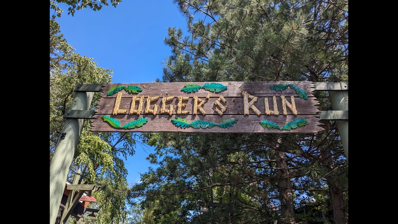 Six Flags Great America Loggers Run - YouTube