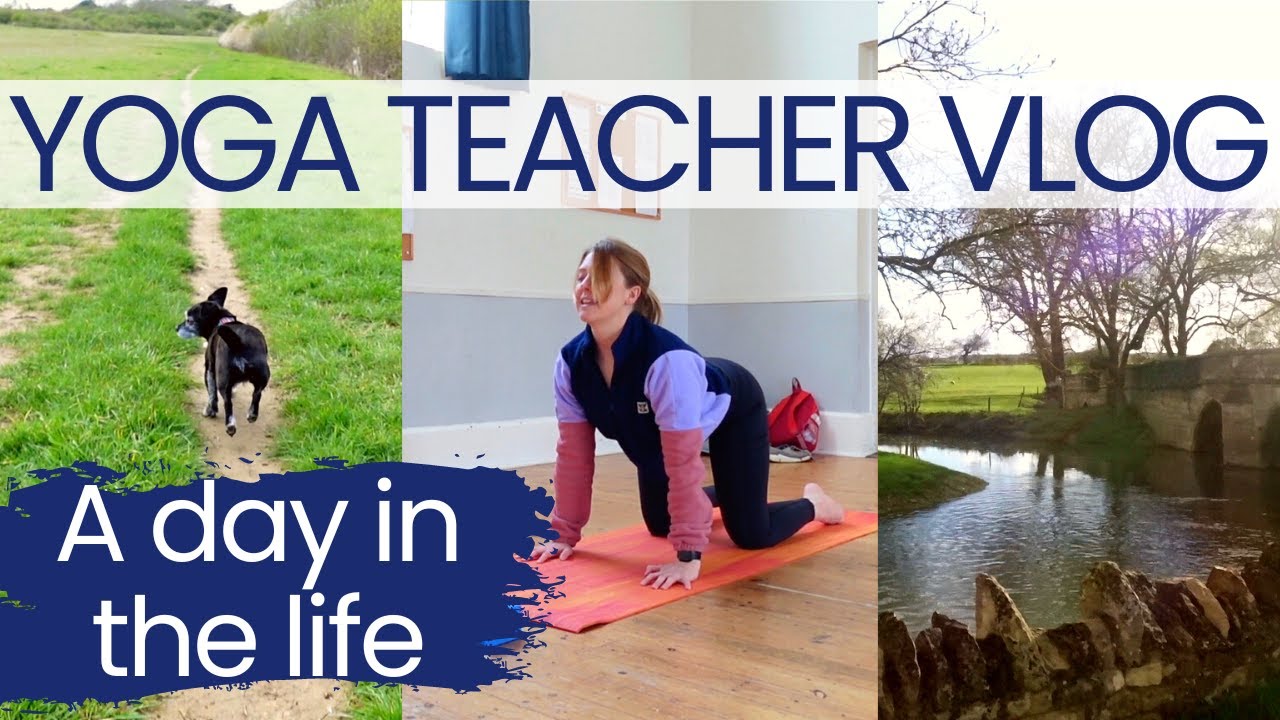 Yoga Vlog - Day in the Life of a Yoga Teacher - YouTube