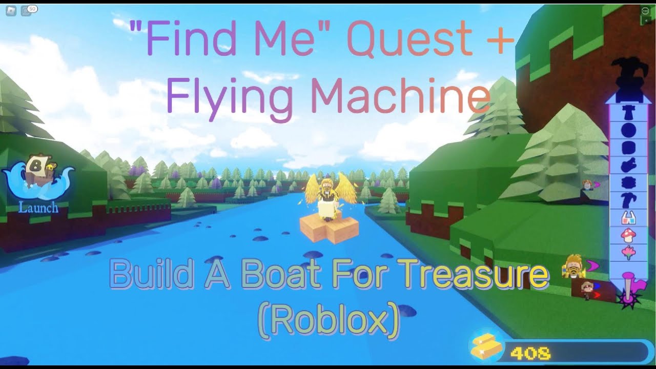 *Ultimate* Build A Boat For Treasure Tutorial: FLYING MACHINE & Find Me ...