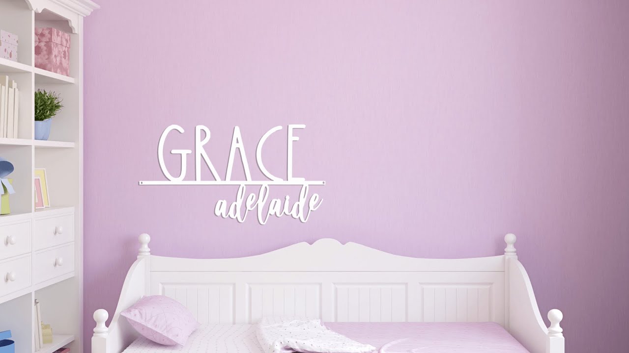 Beckett Name Sign - YouTube