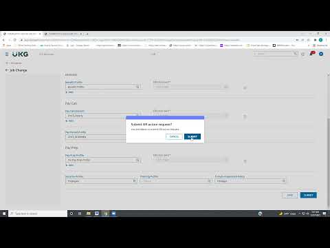 UKG Kronos-Manager training for status change/termination