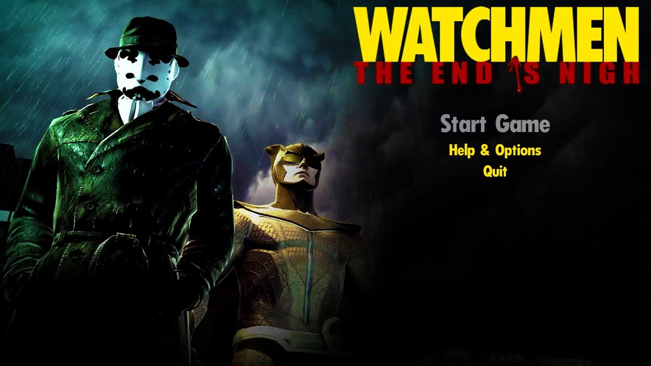 Watchmen: The End is Nigh - All Main Menu Animations - YouTube