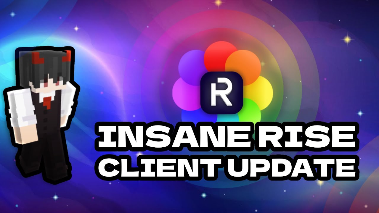 Rise Client Insane Update! (speed scaffold, speed, firebal fly) - YouTube