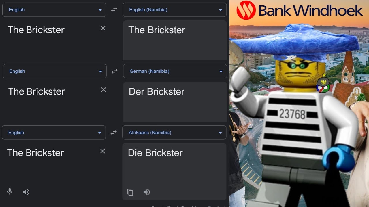 The Brickster in different languages - YouTube