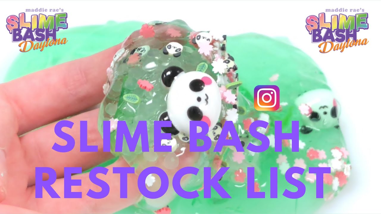 SLIME BASH SLIME MENU - YouTube