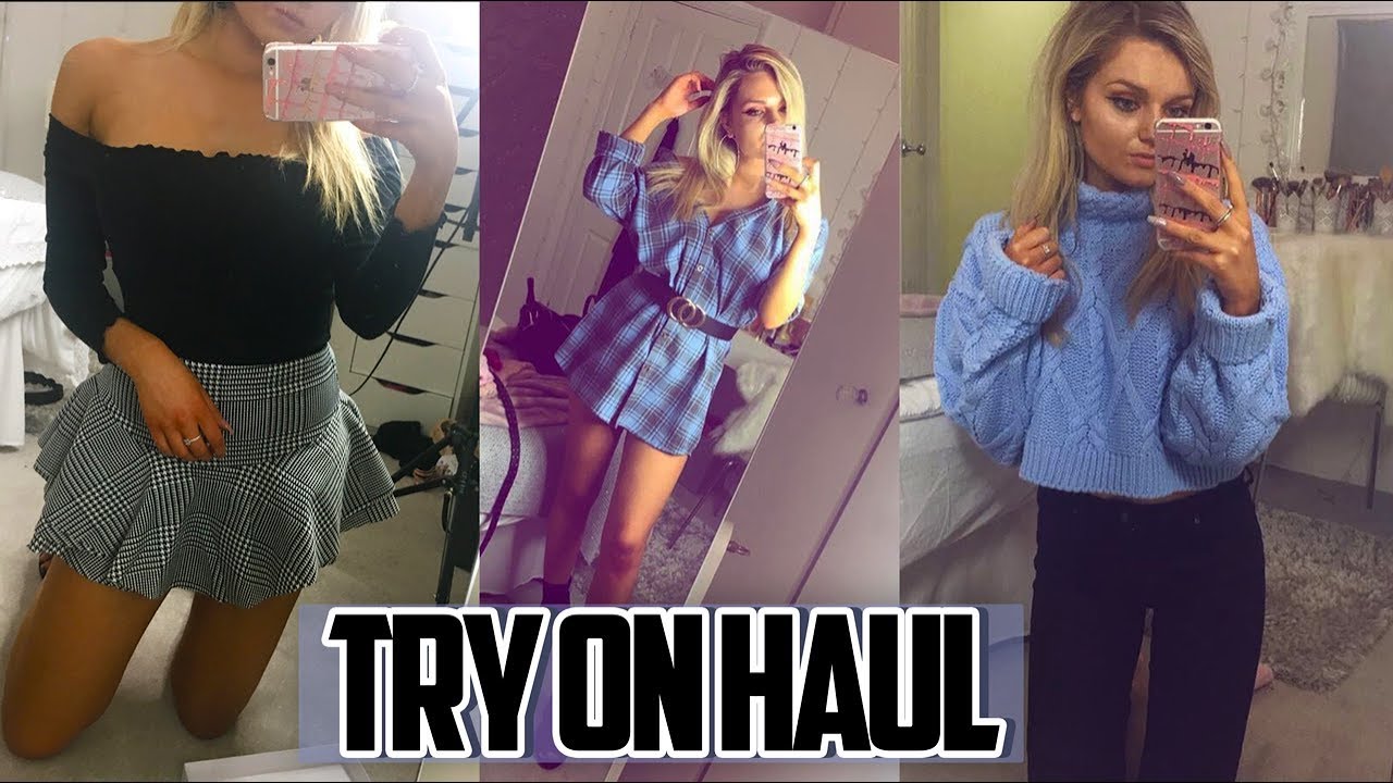 HUGE FASHION TRY ON HAUL 2018! - YouTube