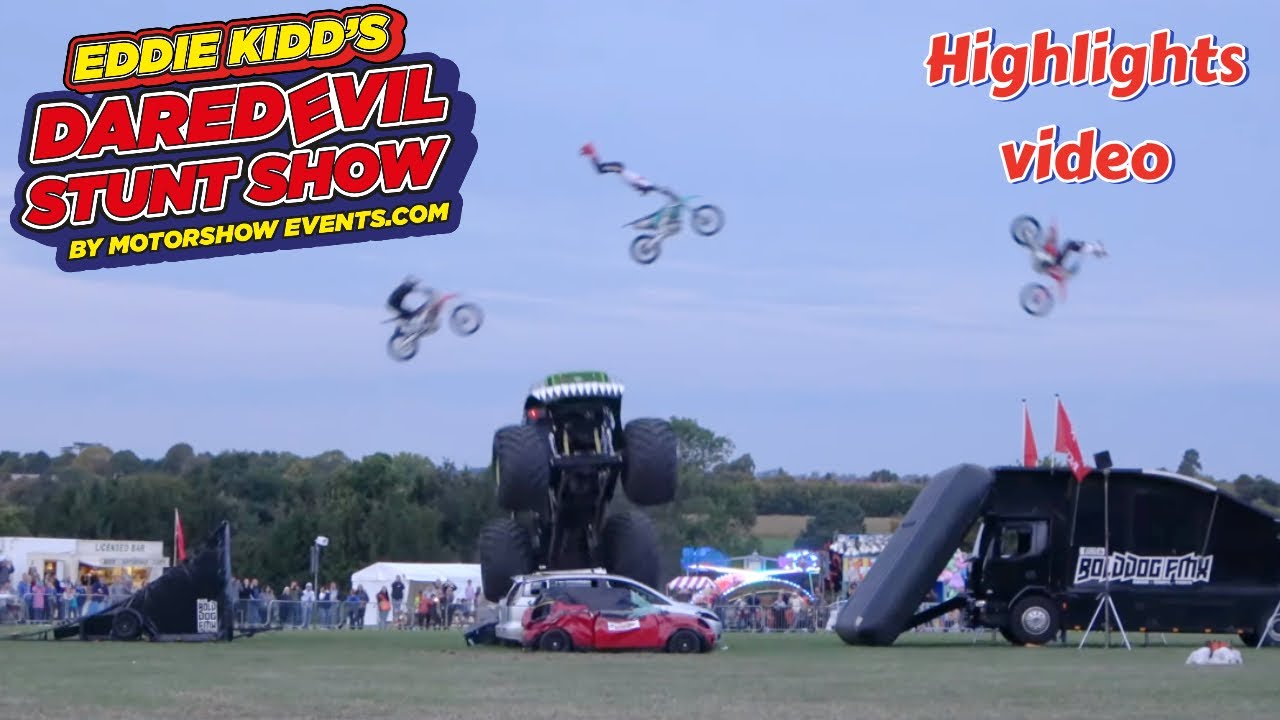 Eddie Kidd’s Daredevil Stunt Show Highlights Video - YouTube